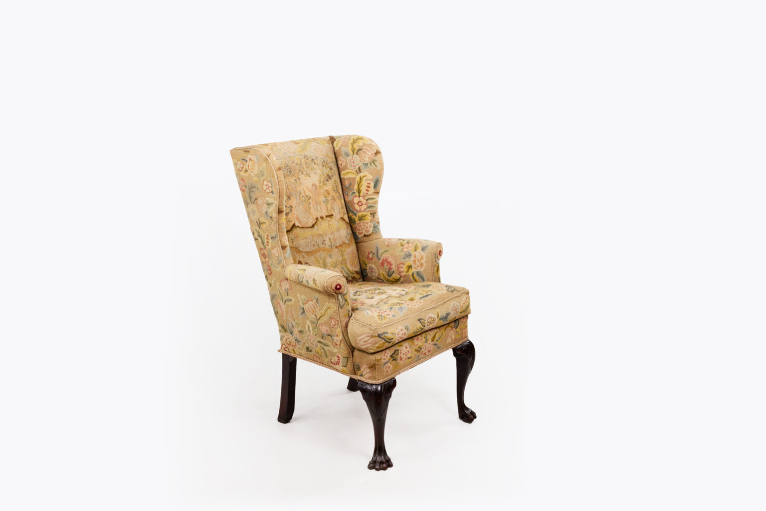 11172 - 18th Century Irish George II Wingback Armchair - O'Sullivan ...